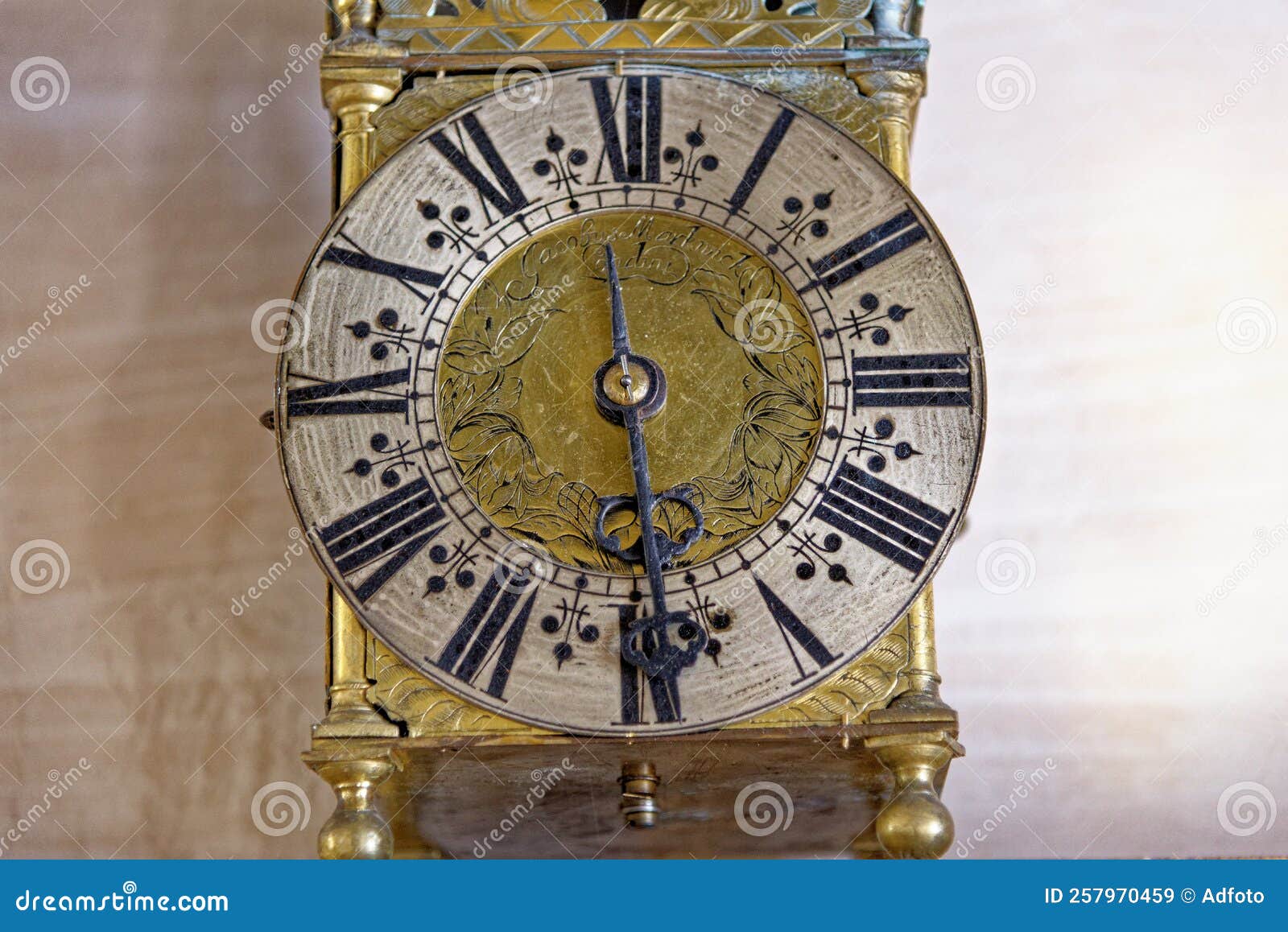 Old Clock Inside Castle of St Michael Mount - Cornwall, England ...
