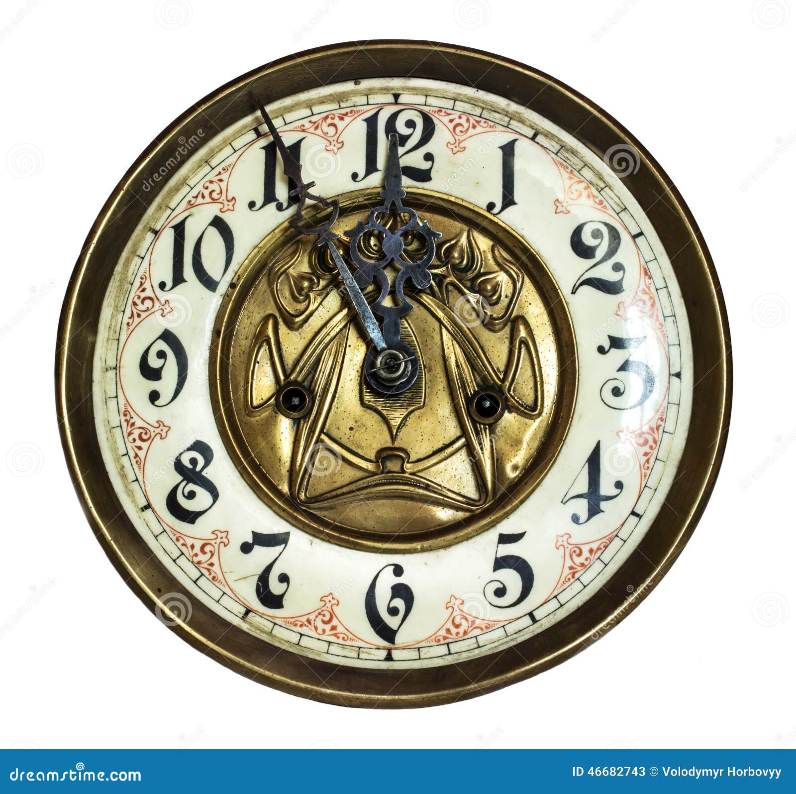 Old clock stock image. Image of number, minute, antique - 46682743
