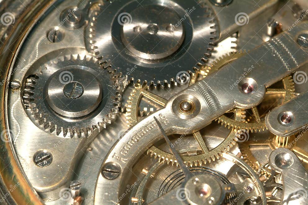 Old clock machine stock image. Image of micro, circle, balance - 304257