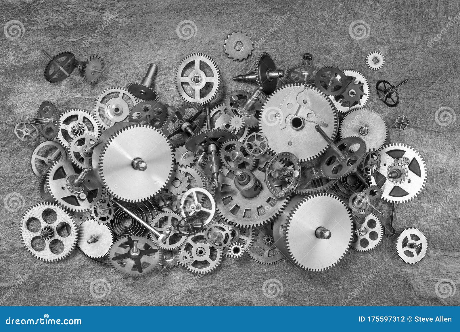 Old Clock Parts - Cogs, Gears, Wheels Stock Photo - Image of gearwheel ...