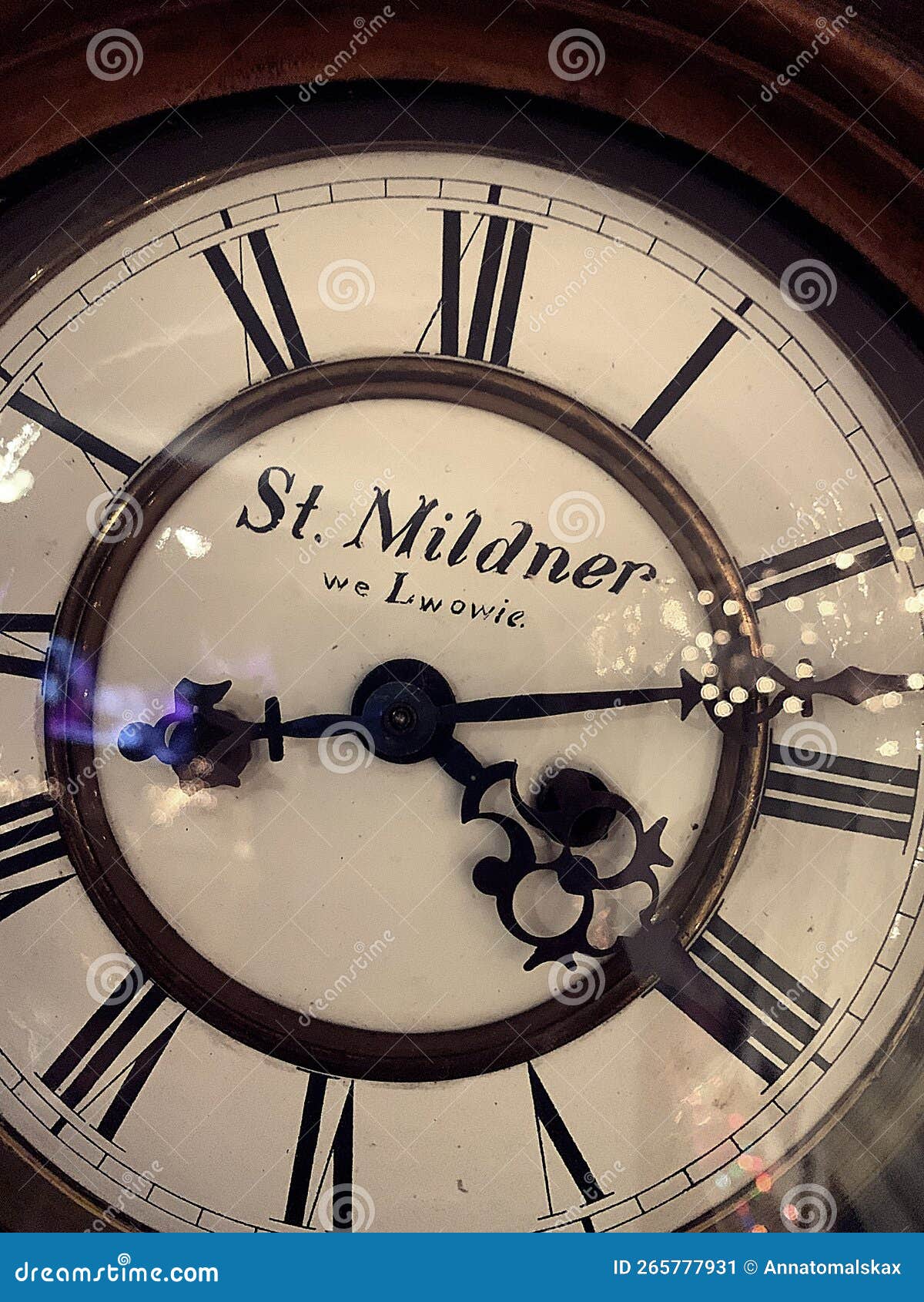 Old Clock with Pointers, Clock from Lviv, Face of a Large Hanging Clock ...