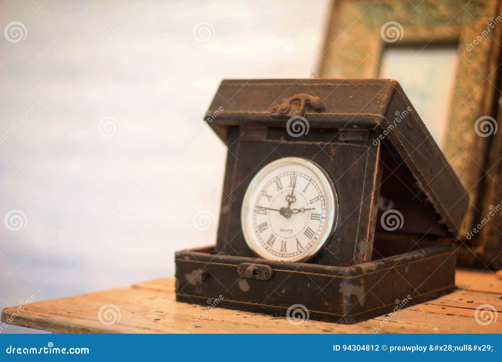 The old clock stock photo. Image of vintage, alarm, time - 94304812