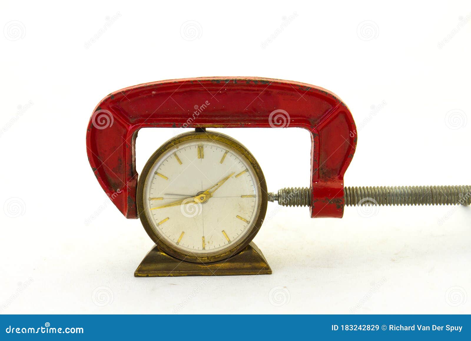 Time Pressure Conceptual Image Isolated Stock Image - Image of limit ...