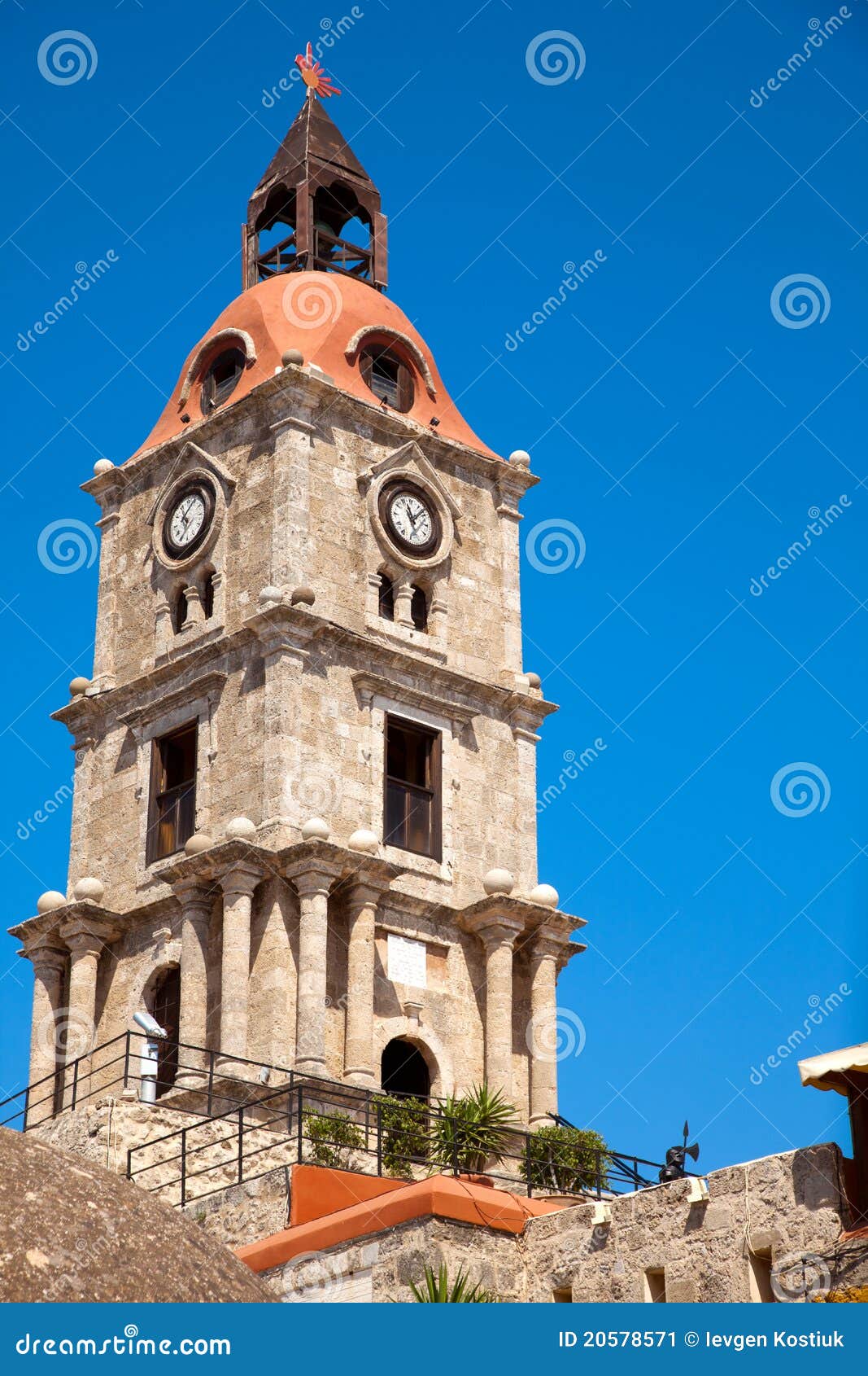 Old clock tower stock image. Image of historic, stone - 20578571