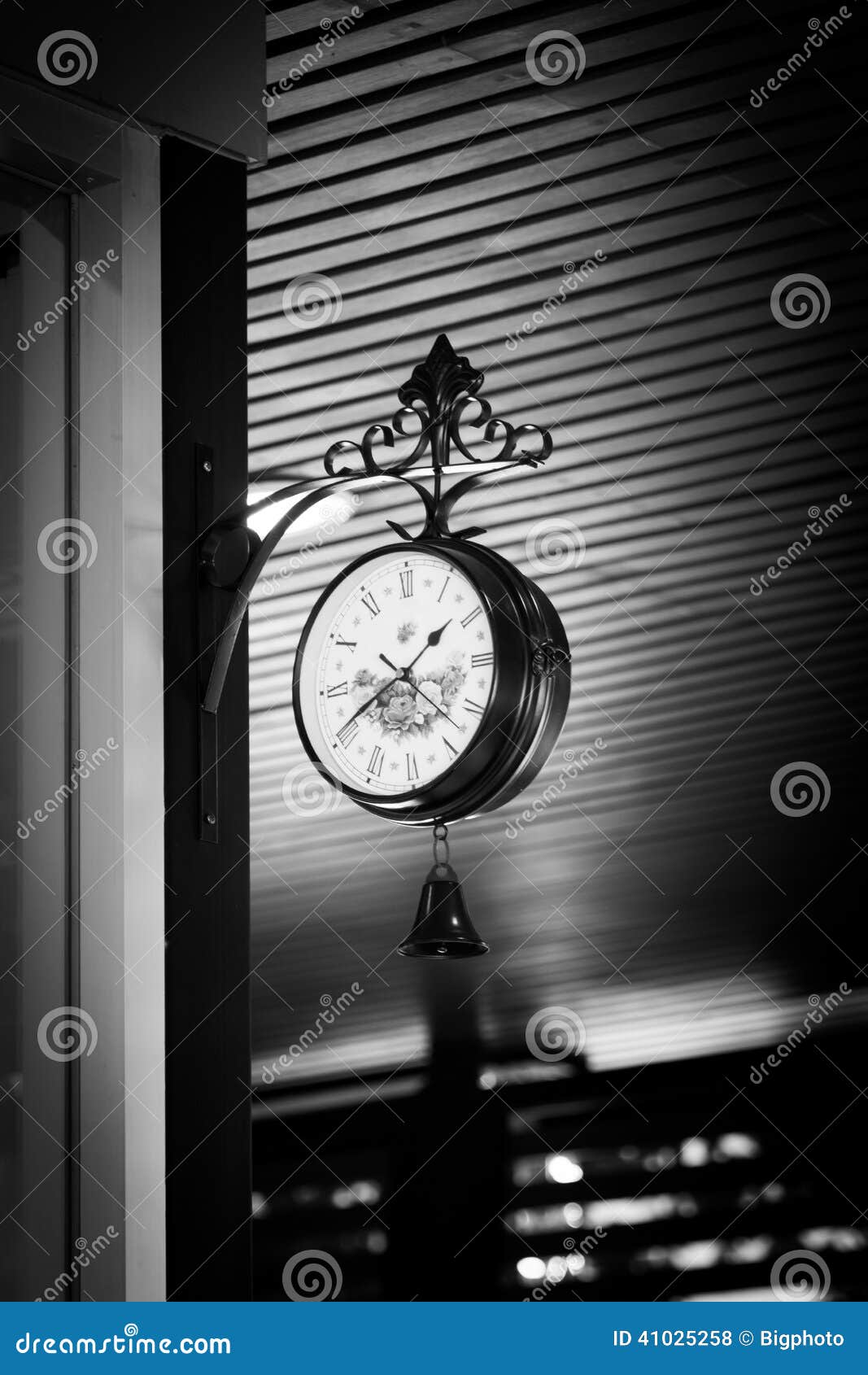 Old Clock at a Train Station Stock Photo - Image of activity, railroad ...
