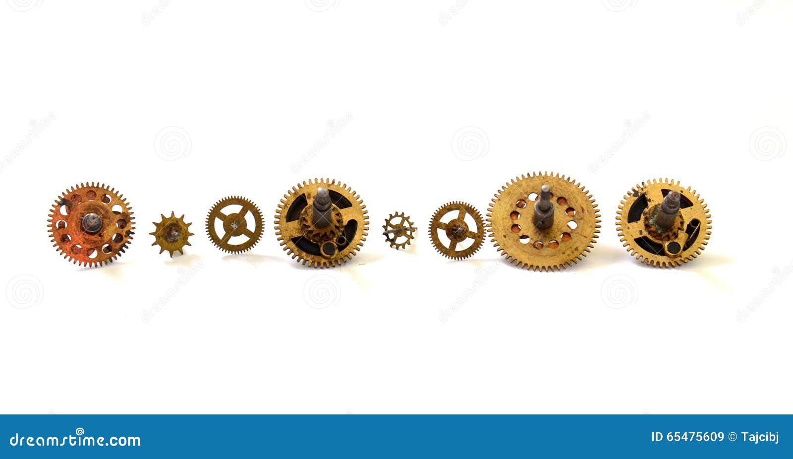 Old Clock Wheels. Time Concept Stock Image - Image of brass, detail ...