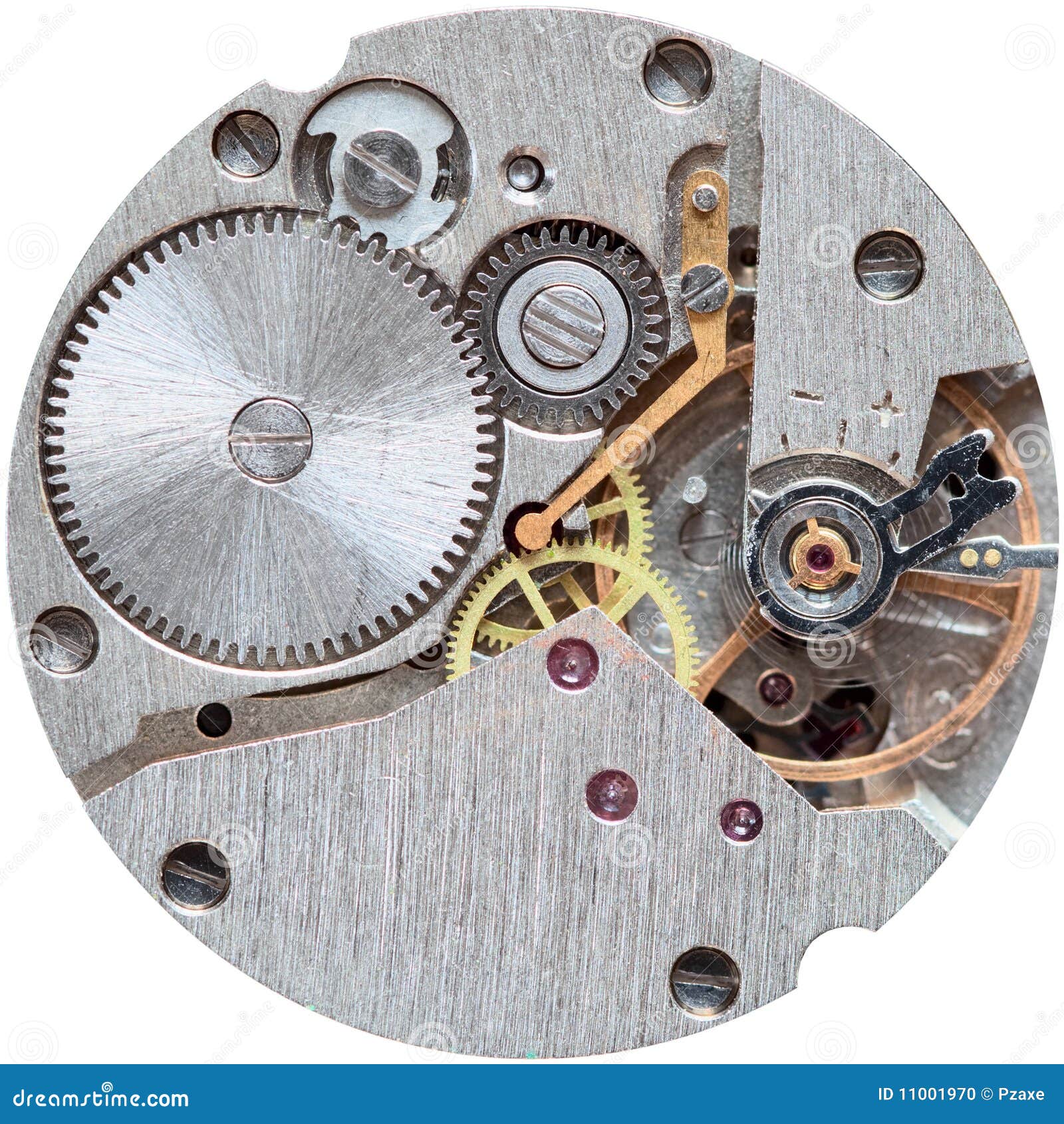 Clockwork Toy White Train On Circular Railroad Royalty-Free Stock Photo ...