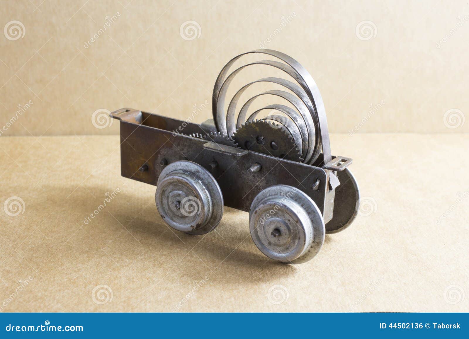 Old clockwork toy stock photo. Image of metal, handle - 44502136