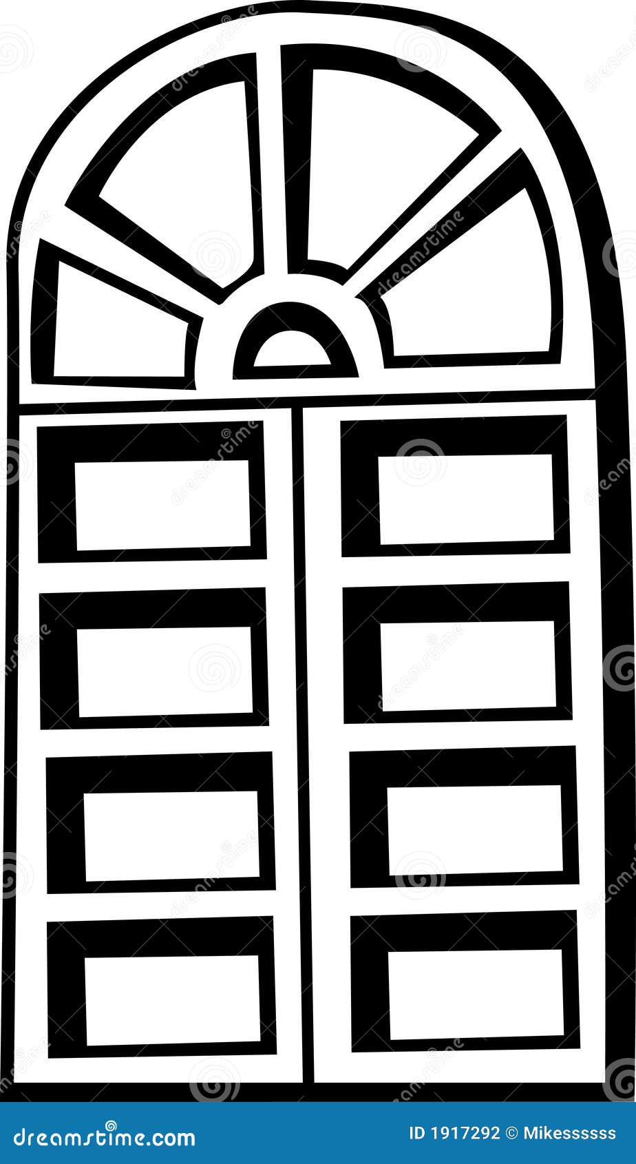 Window clipart black and white