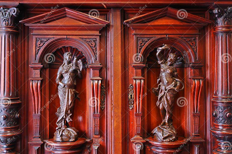 Old closet stock image. Image of decoration, indoor, elegant - 9014901