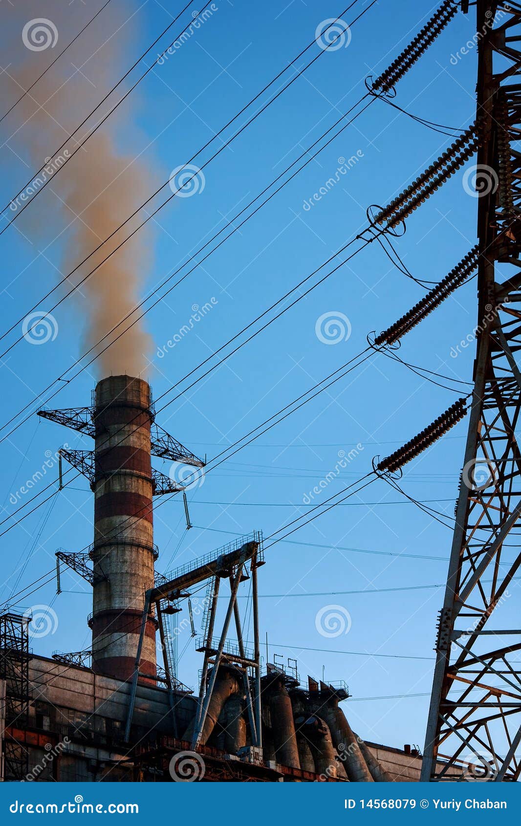 Old Coal Electric Power Station Stock Image - Image of produce ...