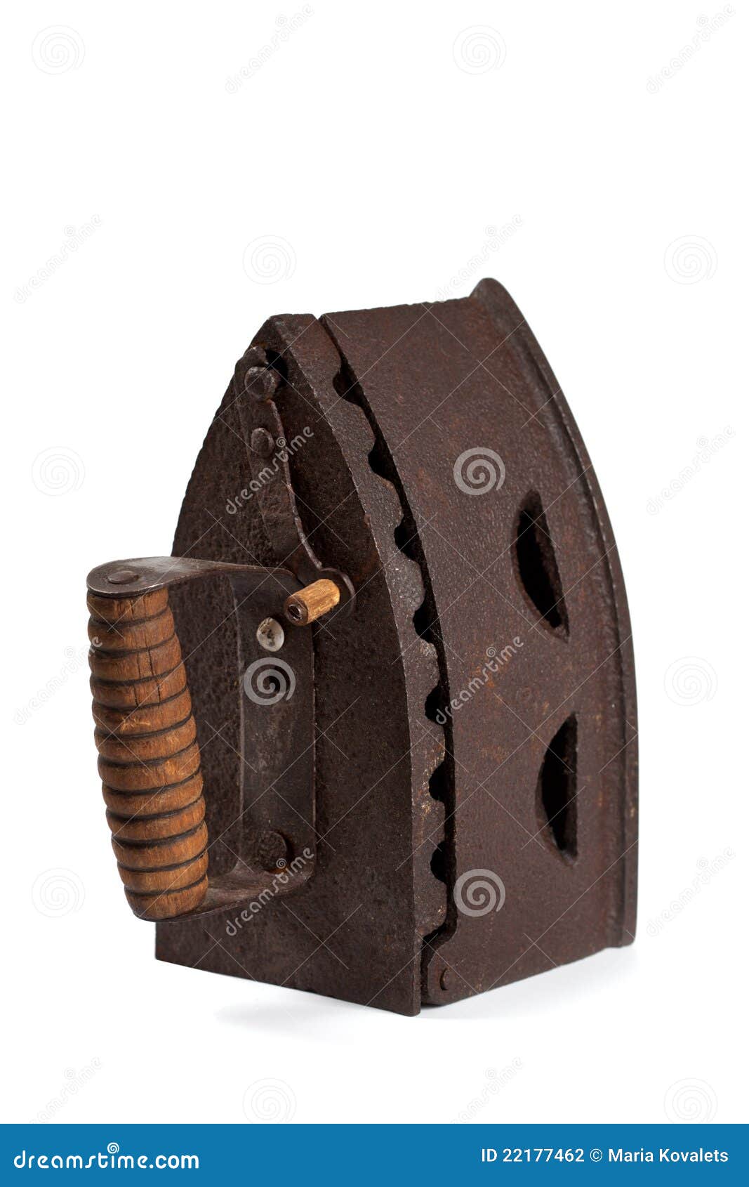 Old coal iron stock photo. Image of object, aperture - 22177462