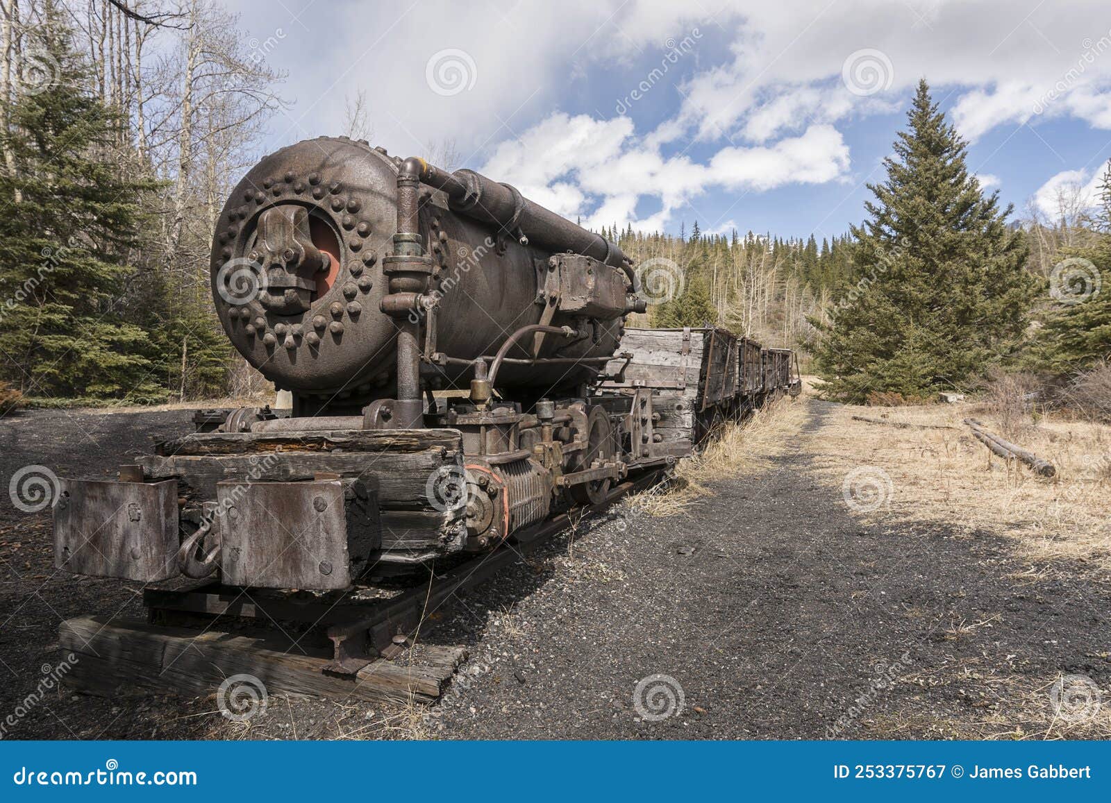 Old Coal Mining Engine at Bankhead Stock Image - Image of transport ...
