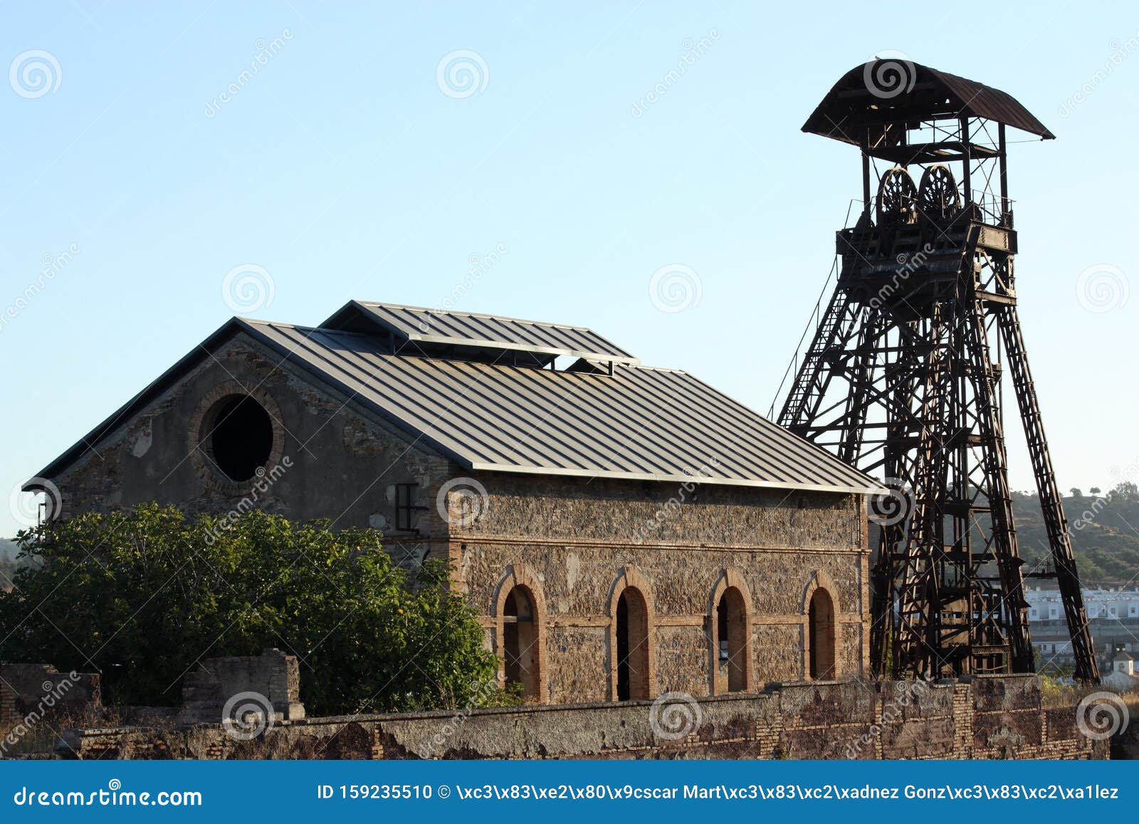 Old coal mining stock photo. Image of industrial, damaged - 159235510