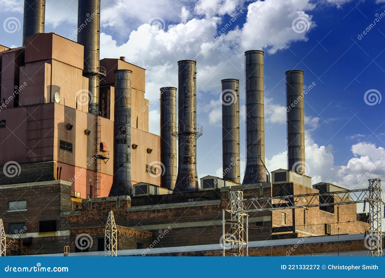 Coal-fired Power Station editorial photography. Image of building ...