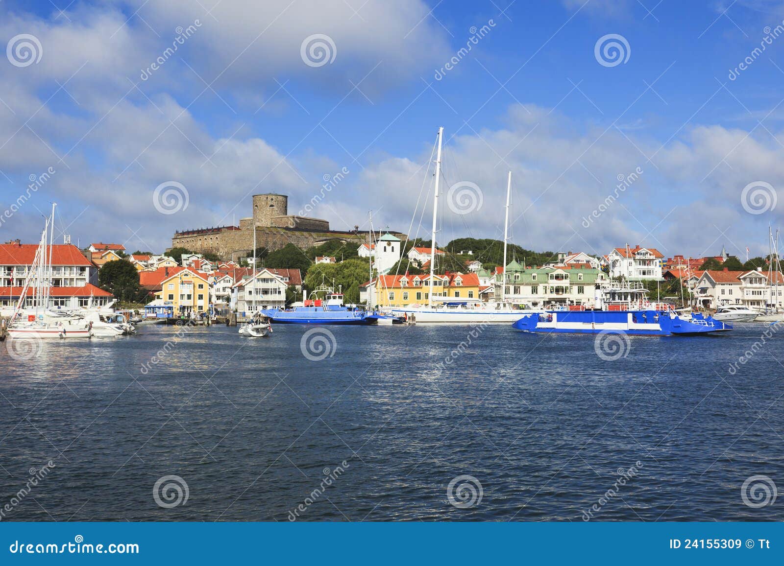 Old coast village stock image. Image of harbour, landscape - 24155309