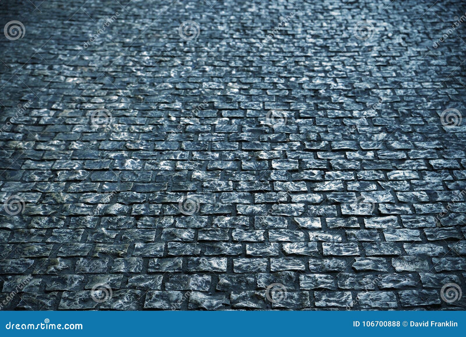 Old Cobble Stone Road Surface Background Texture Black and White Stock ...