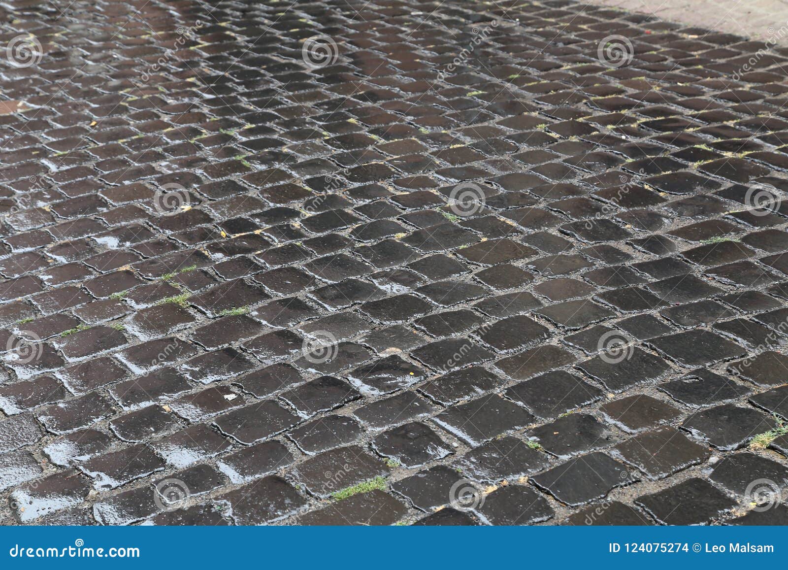 Old cobbled surface stock photo. Image of street, material - 124075274