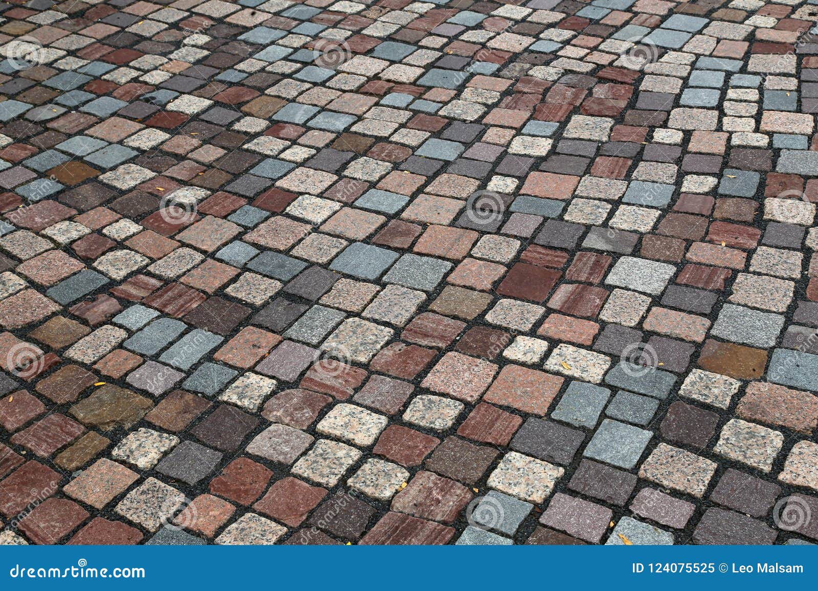 Old cobbled surface stock image. Image of city, surface - 124075525