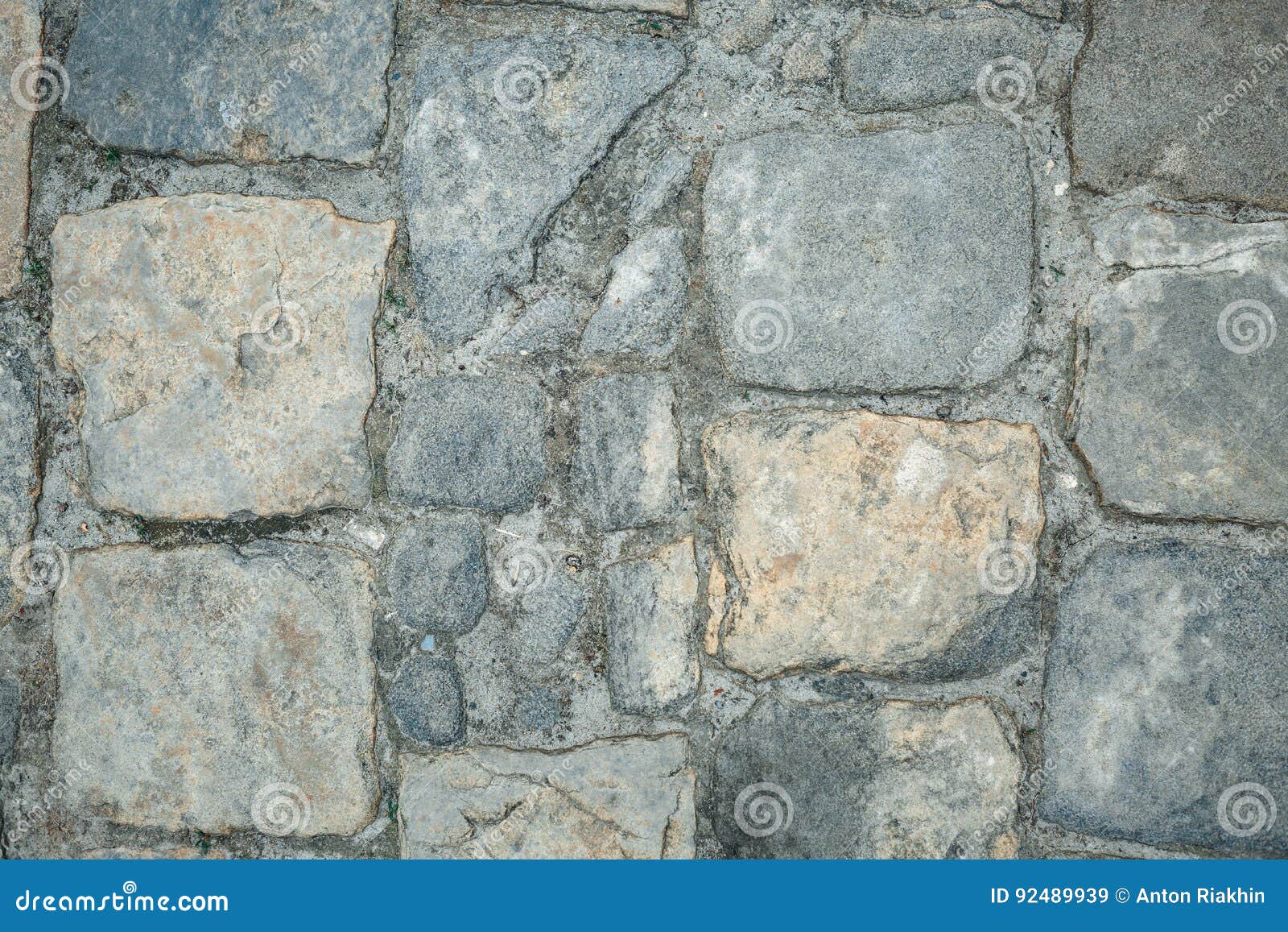 Old Cobbles Pattern, Cobblestone Texture, Close Up View, Stone ...