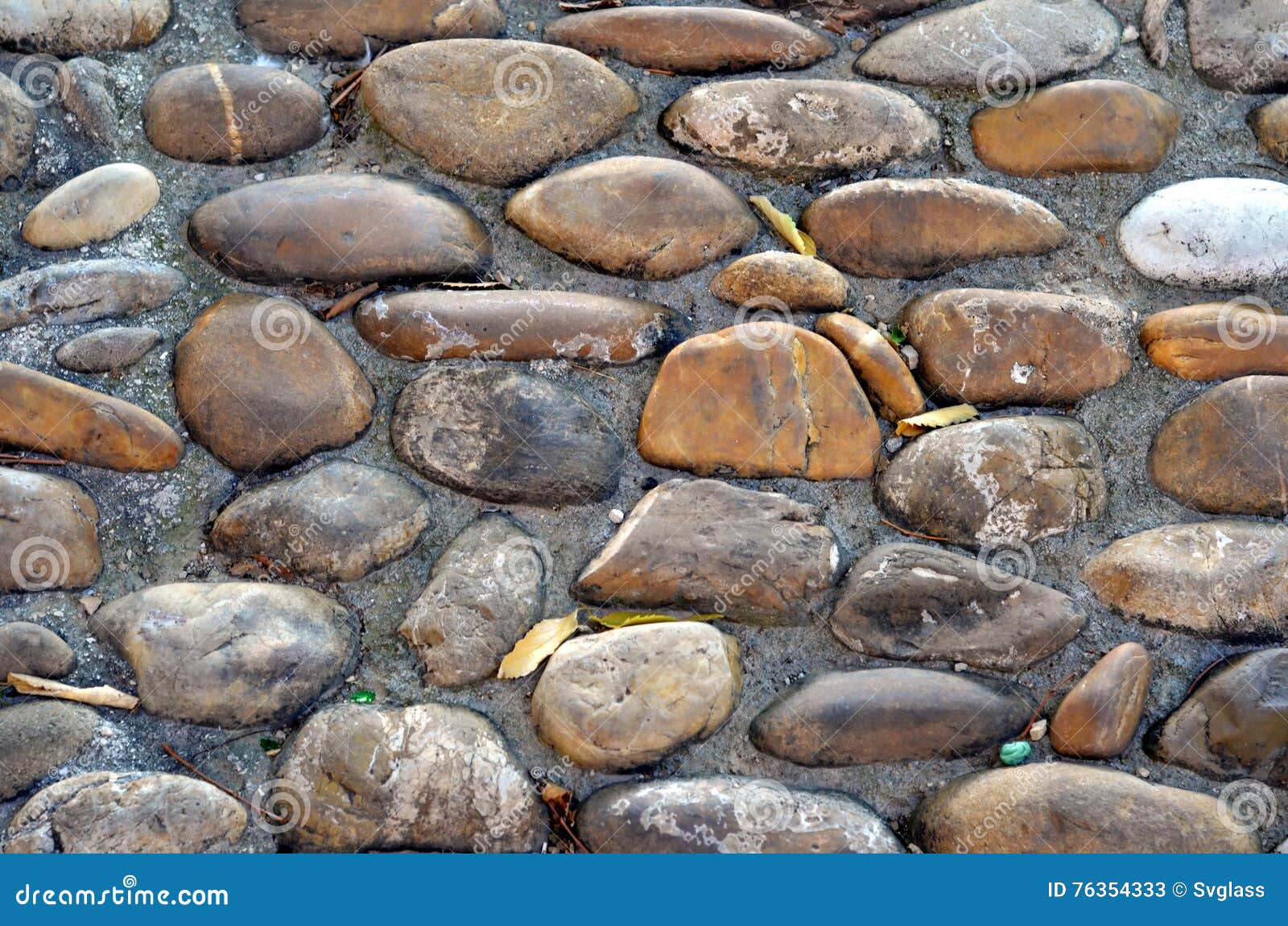 Old cobblestone pavement stock image. Image of medieval - 76354333