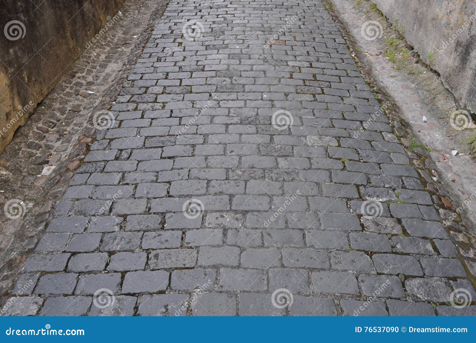 Old Cobblestone Road in City Stock Photo - Image of cobbles, street ...