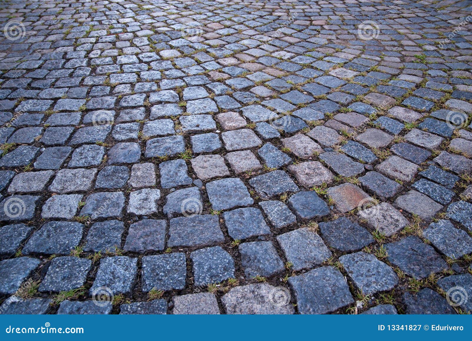 Old cobblestone street stock image. Image of granite - 13341827