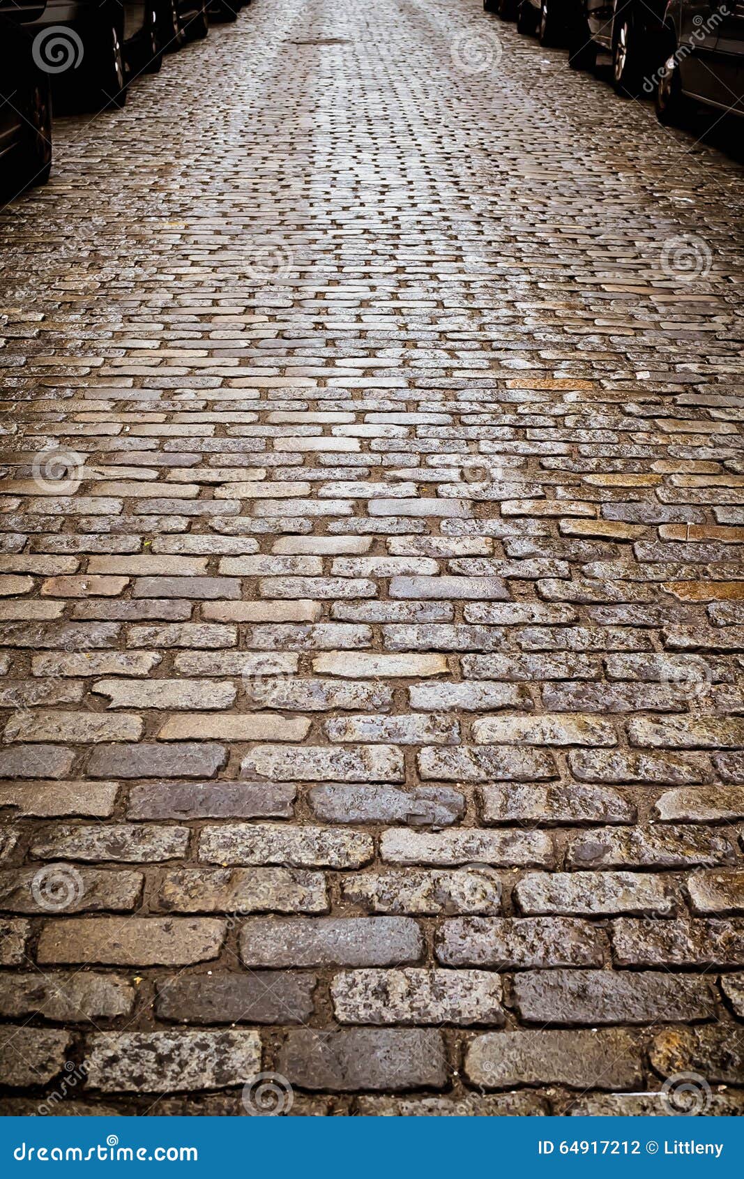 Old Cobblestone Street stock photo. Image of avenue, pavement - 64917212