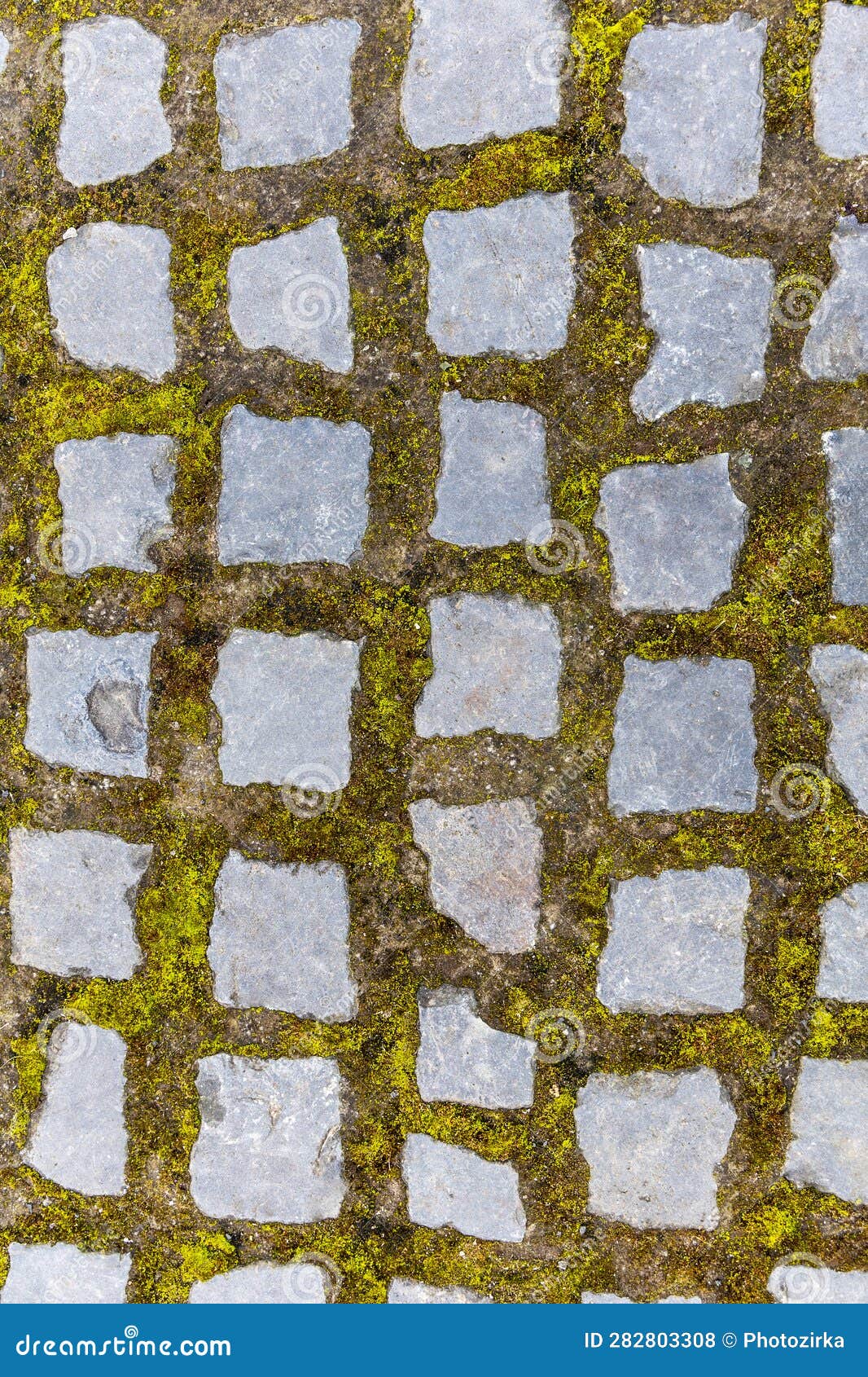 Old cobblestones top view stock photo. Image of outdoor - 282803308