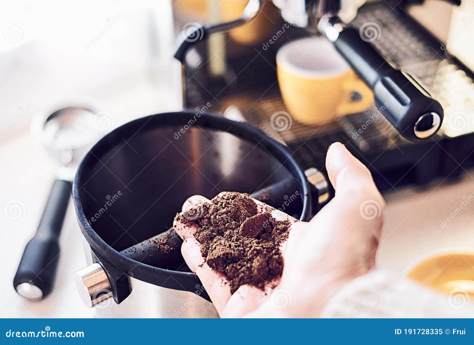 Used coffee grinds stock image. Image of grounds, remains - 191728335