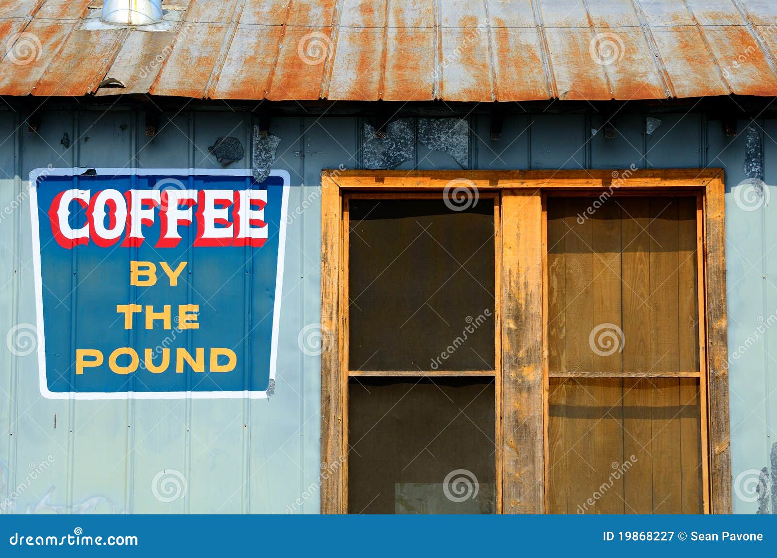 Old Coffee Shop stock image. Image of storefront, sign - 19868227