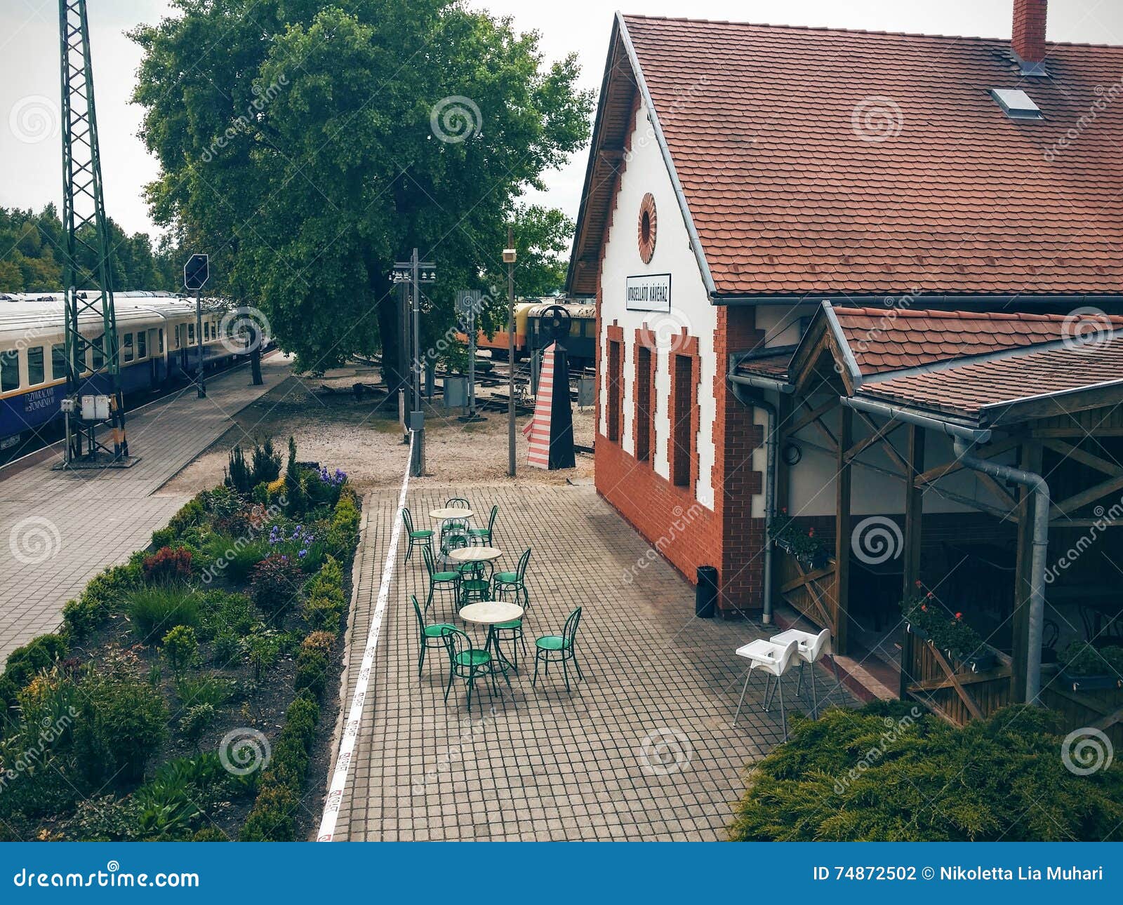 Old Coffee Shop on a Train Station Stock Photo - Image of century ...