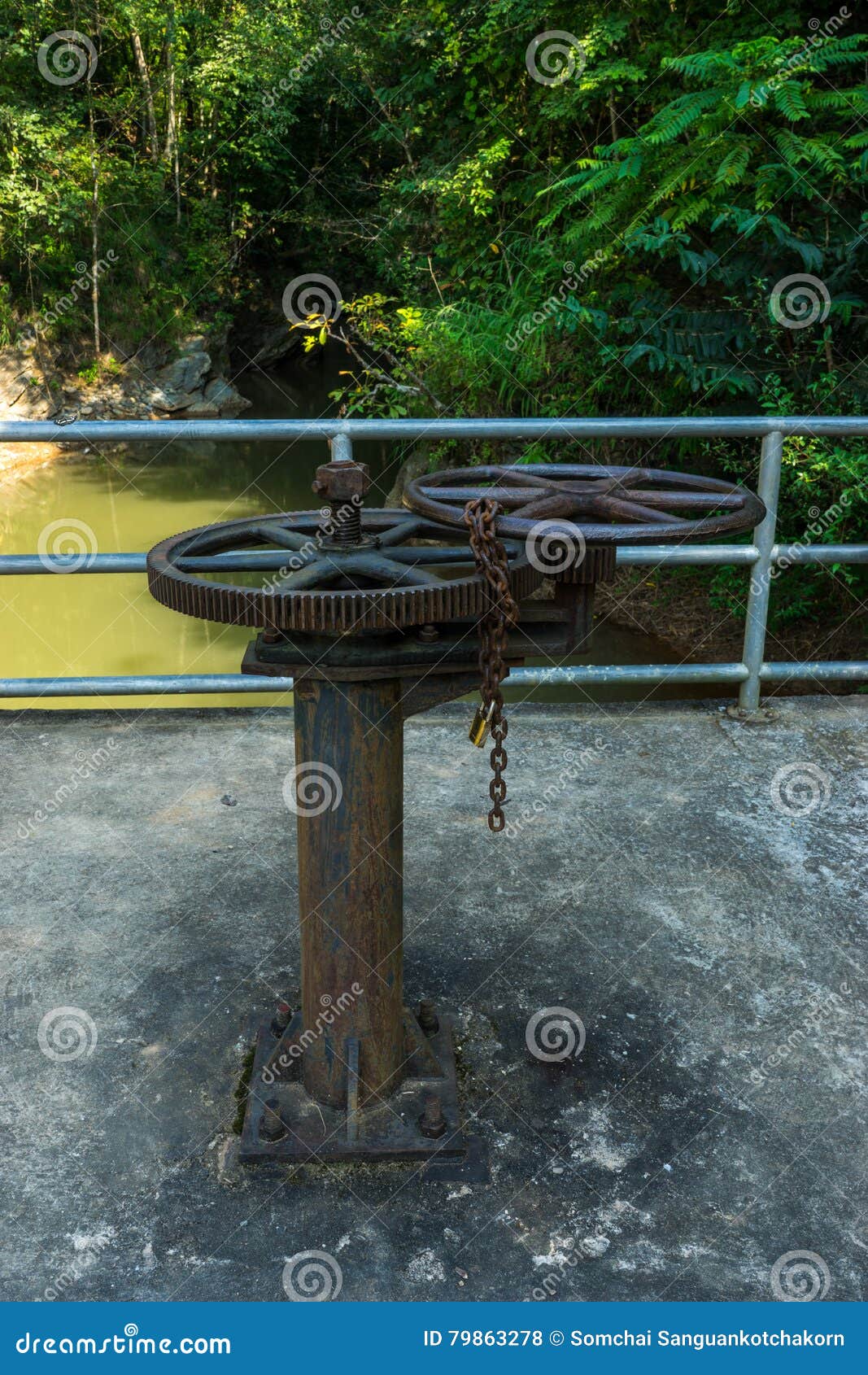 Old Cog Wheels To Drive Water Gate. Stock Photo - Image of macro ...