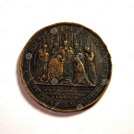 Old coin 2 stock image. Image of precious, coin, numismatics - 58793