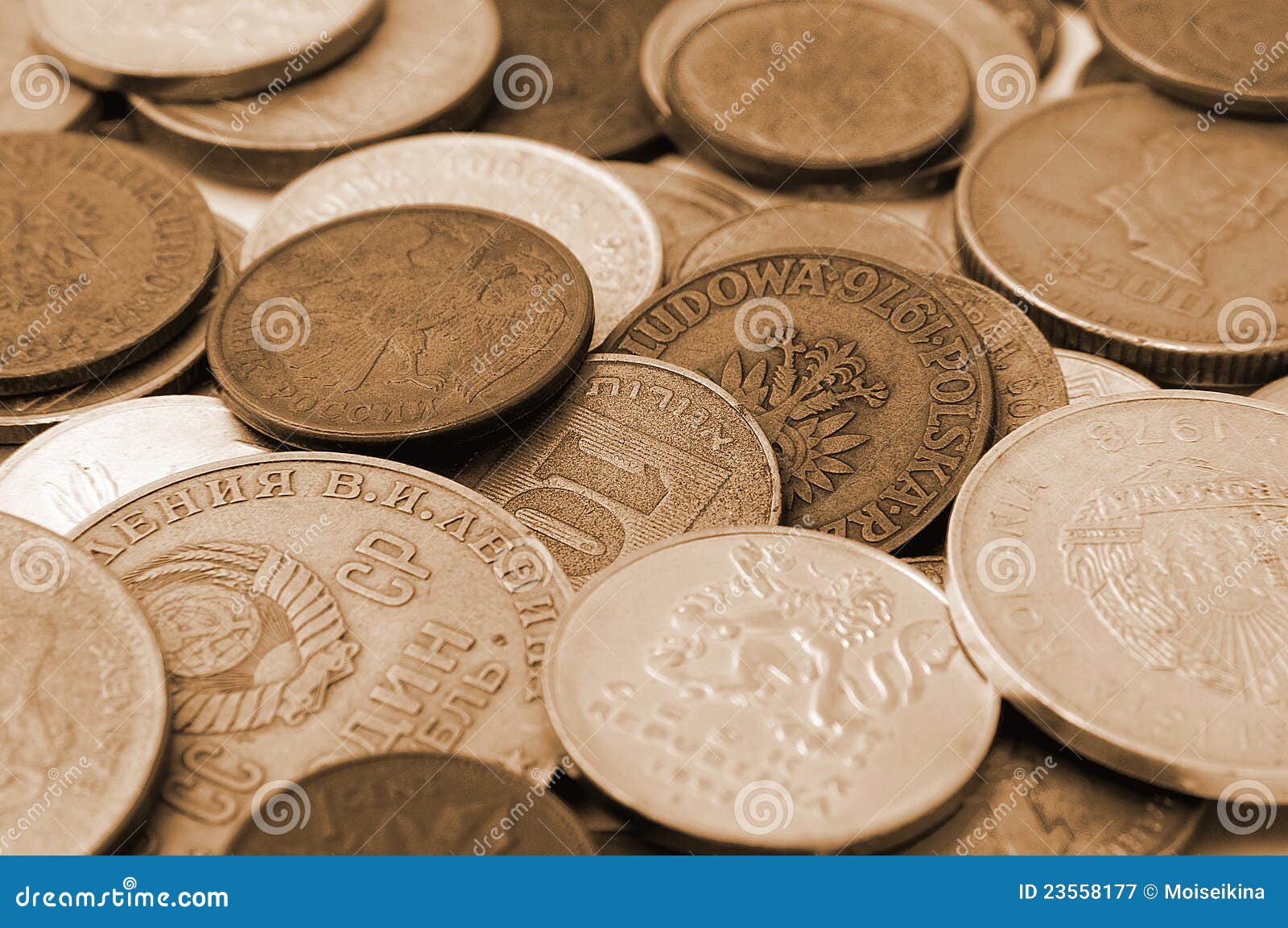 Old coins stock image. Image of financial, currency, money - 23558177
