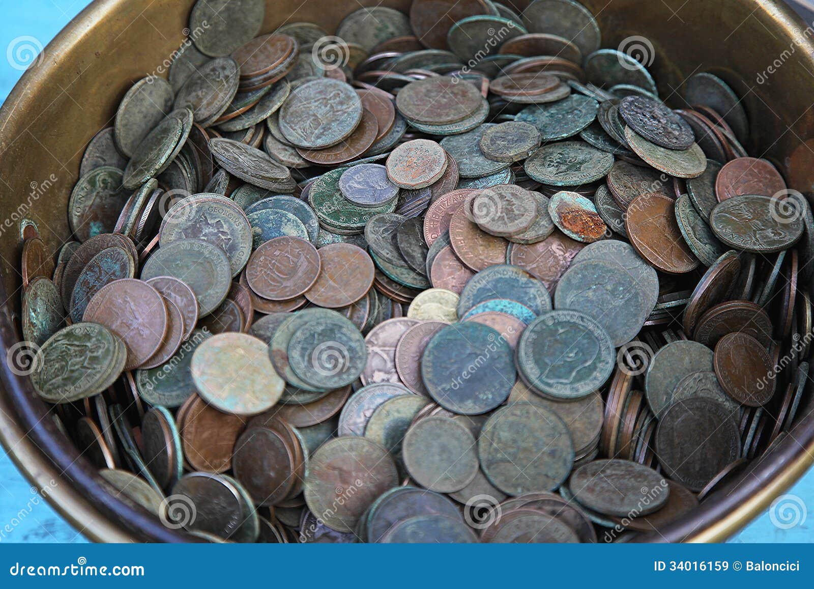 Old coins stock image. Image of currency, coin, money - 34016159