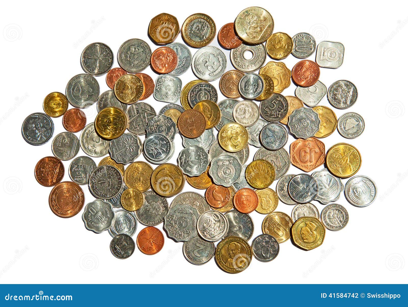 Old coins stock photo. Image of ancient, antique, dollar - 41584742