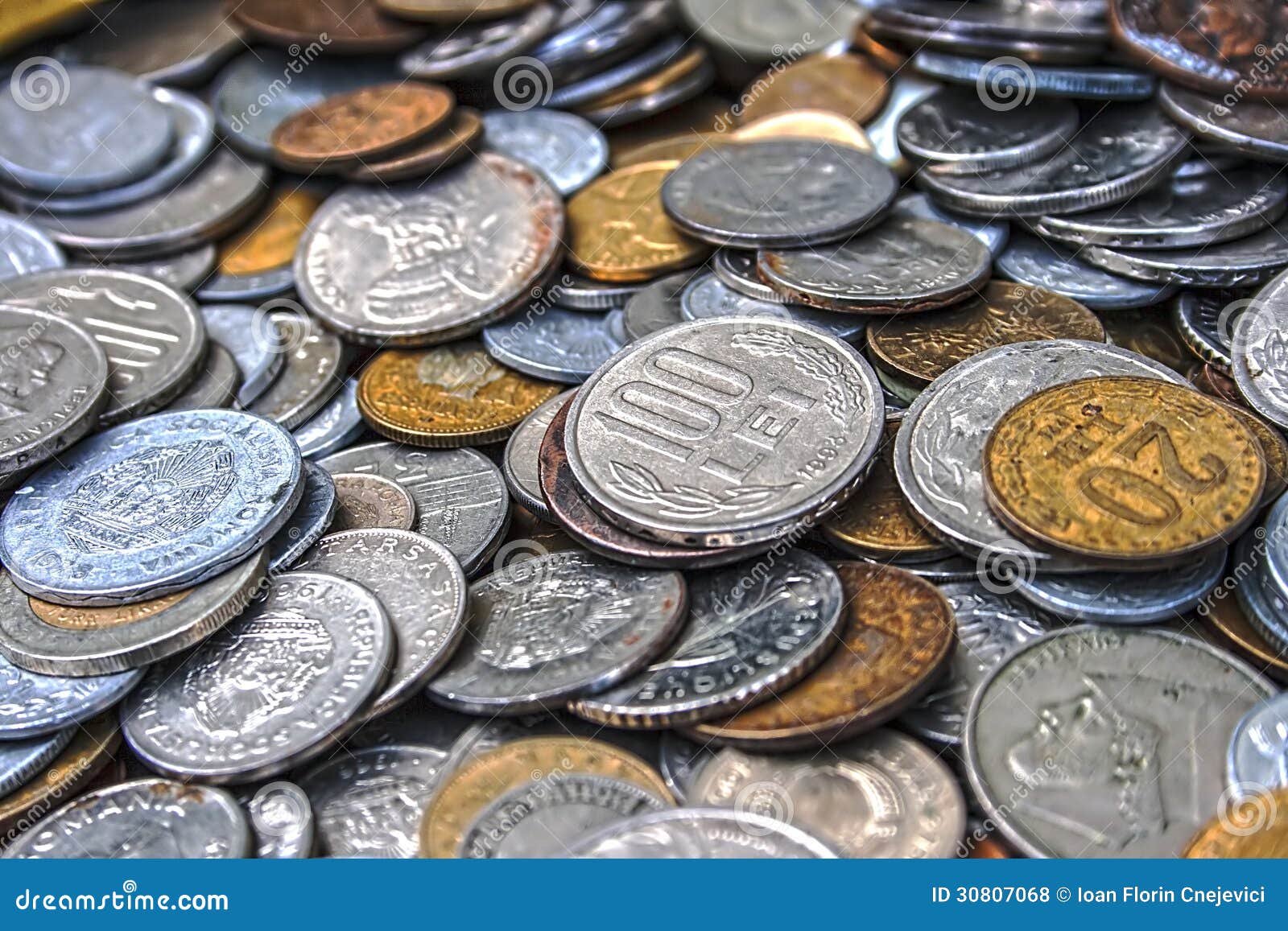 Old coins 2 stock photo. Image of numismatist, currency - 30807068