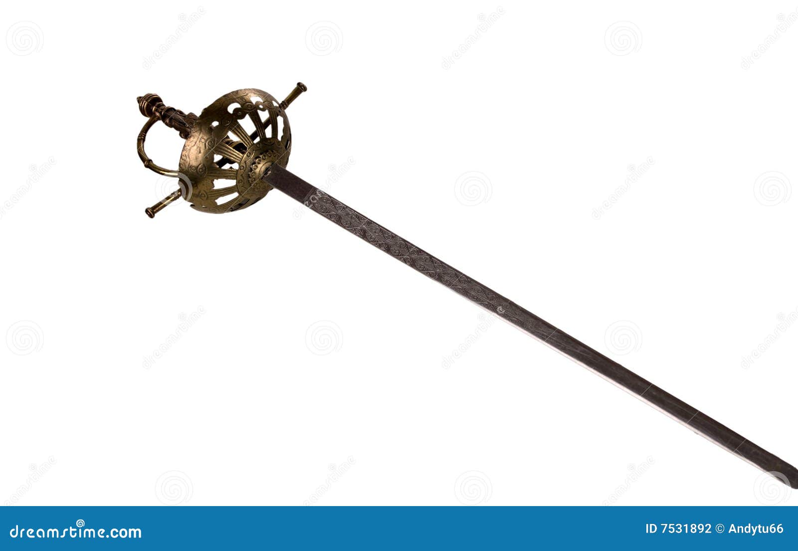 Old cold steel sword stock photo. Image of cold, sword - 7531892