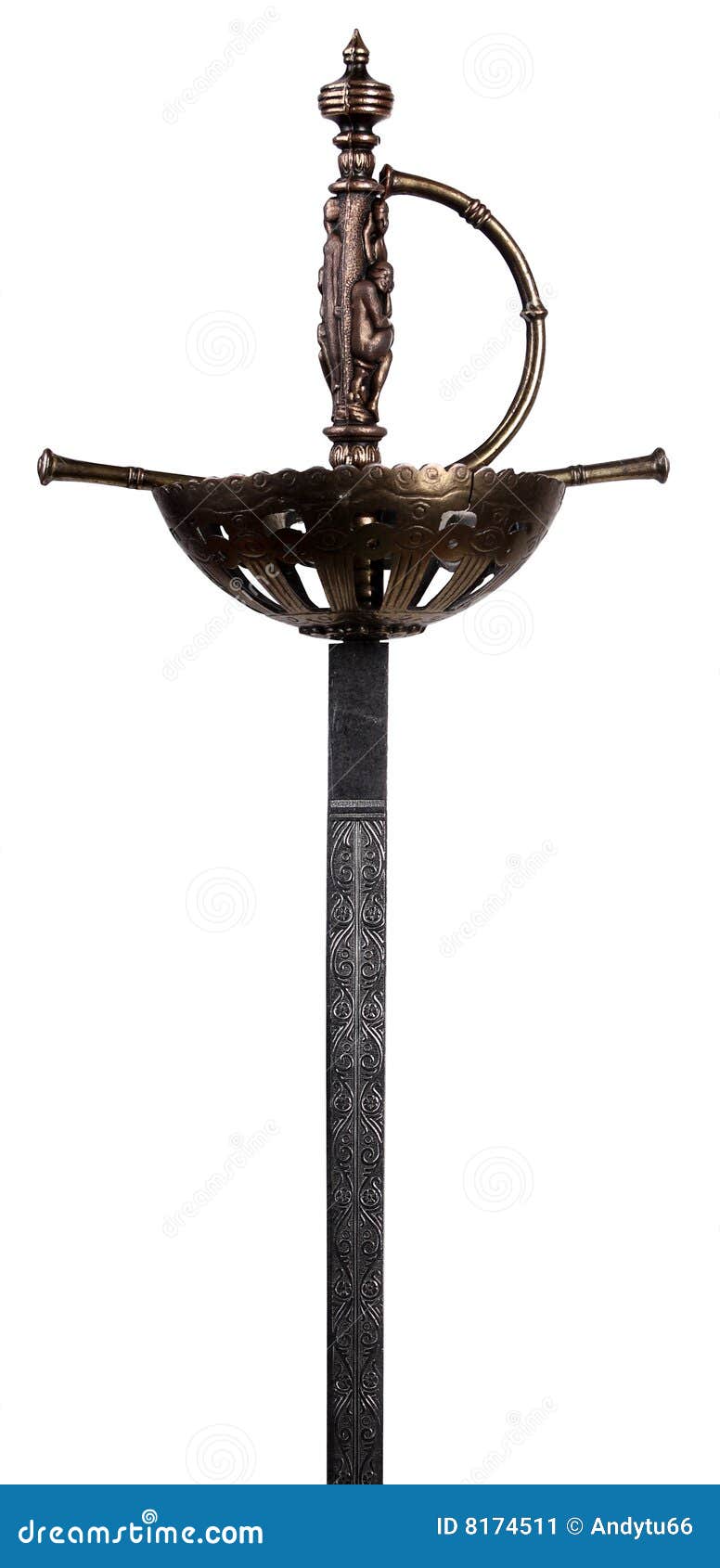 Old cold steel sword stock image. Image of sword, weapon - 8174511