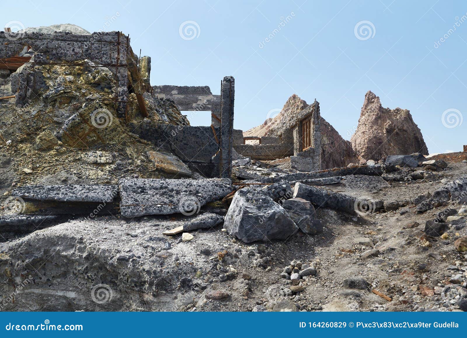 Ruins Of The Deserted Village And The Fortress Palio Pyli On The Island ...