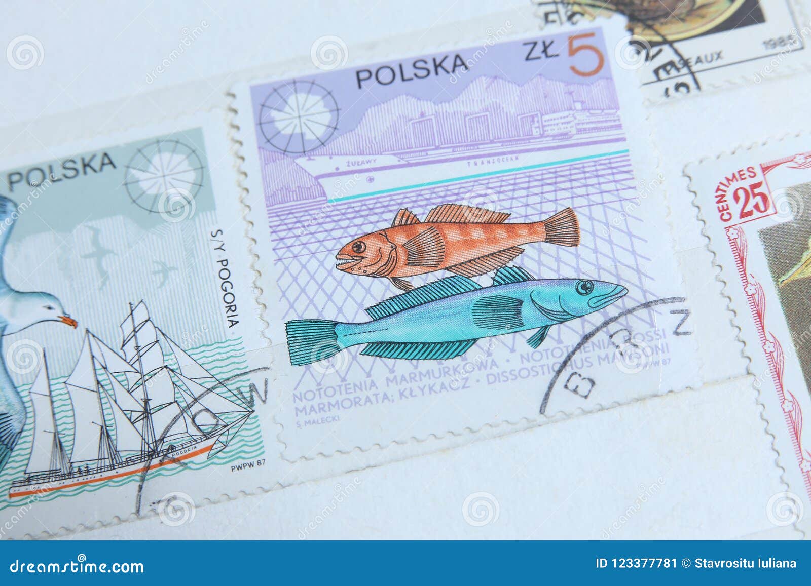Postage stamps, Fish editorial photo. Image of explore - 123377781