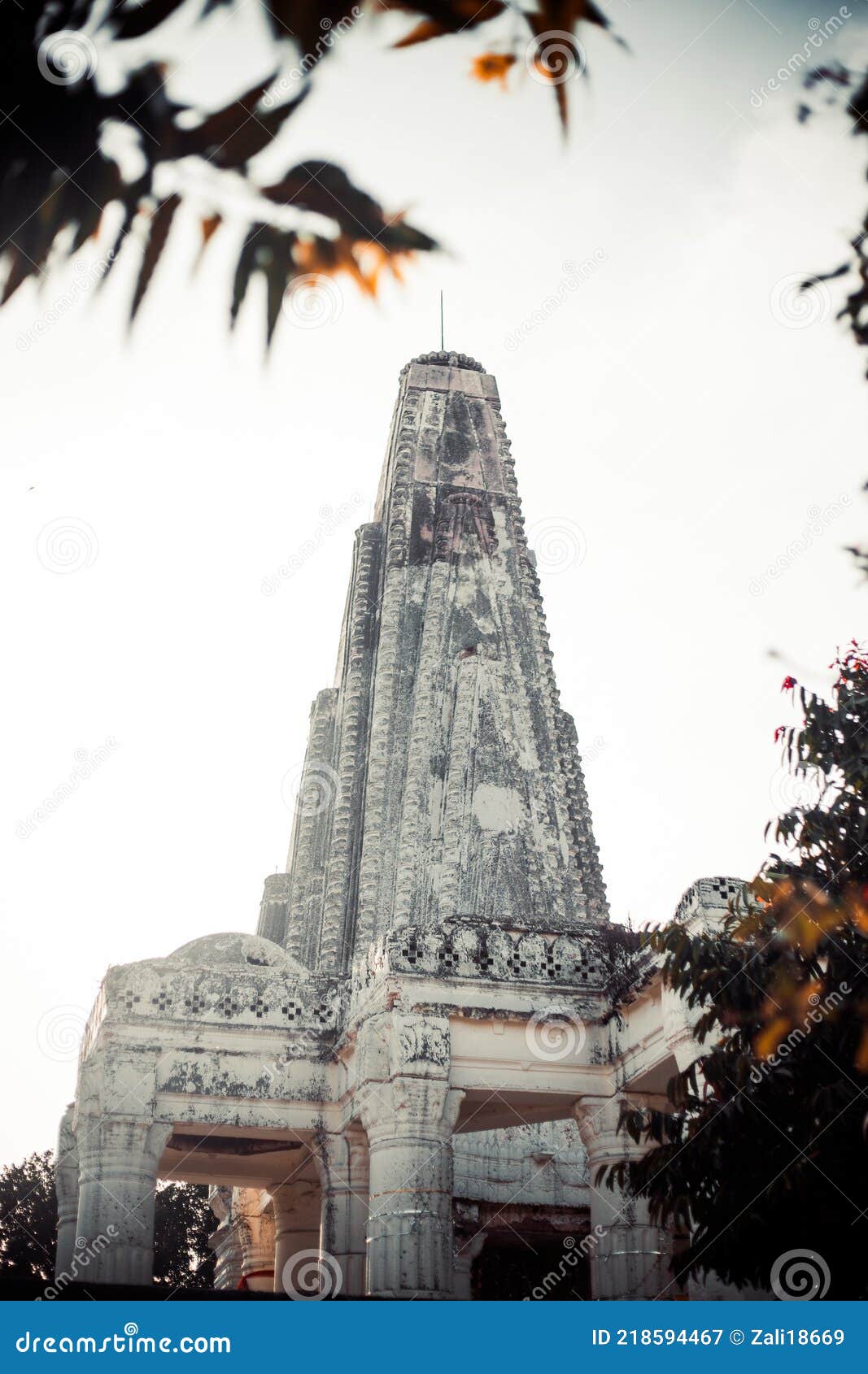 Old colok tower stock image. Image of sculpture, plant - 218594467
