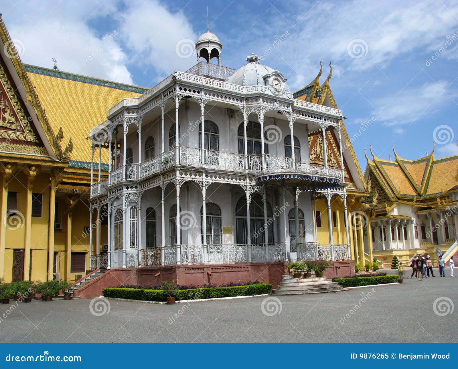 Old Colonial Building stock image. Image of asia, cambodia - 9876265