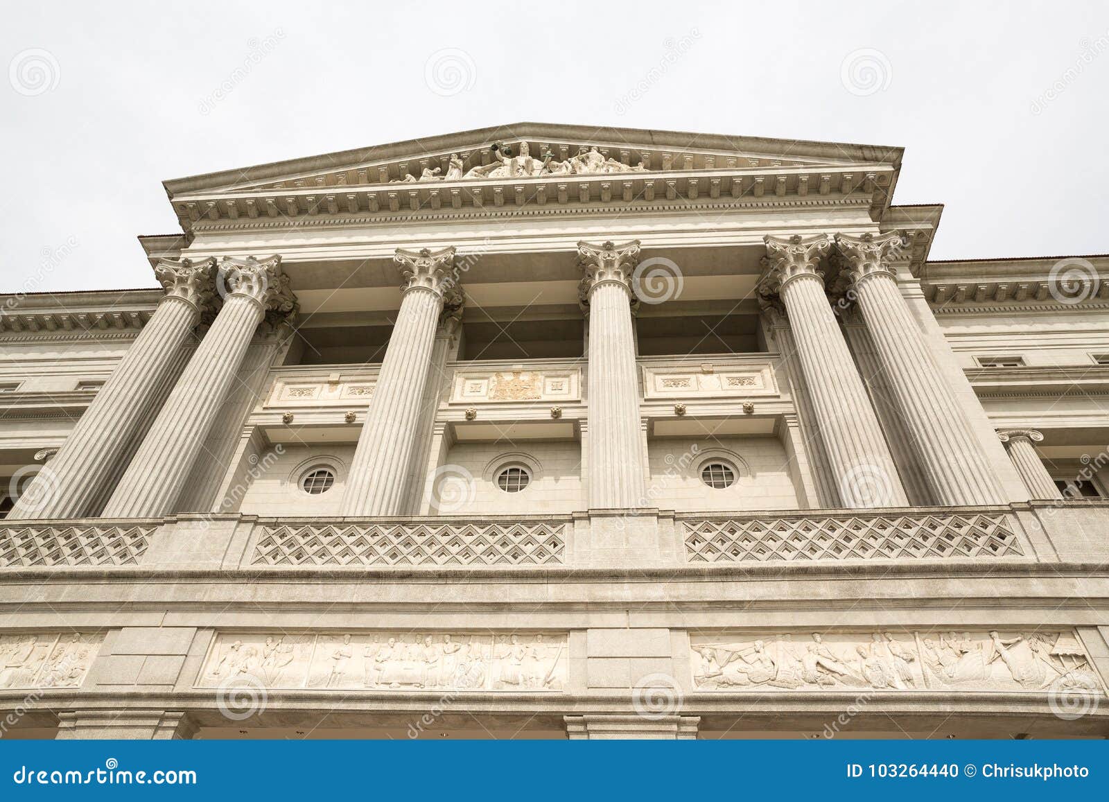Old Colonial Buildings in Singapore Stock Photo - Image of asia, house ...