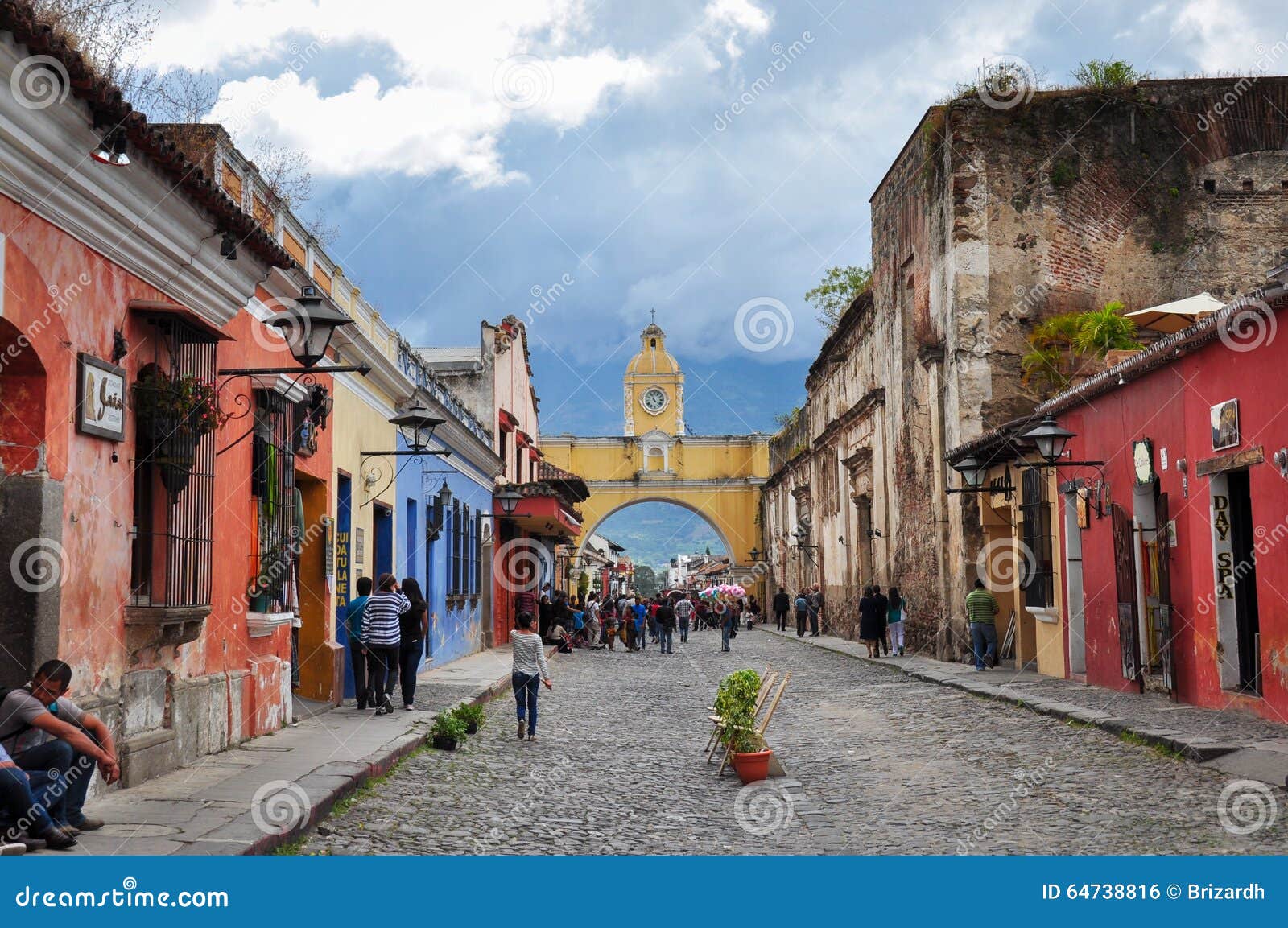 Old Colonial City of Antigua, Guatemala Editorial Photo - Image of trip ...