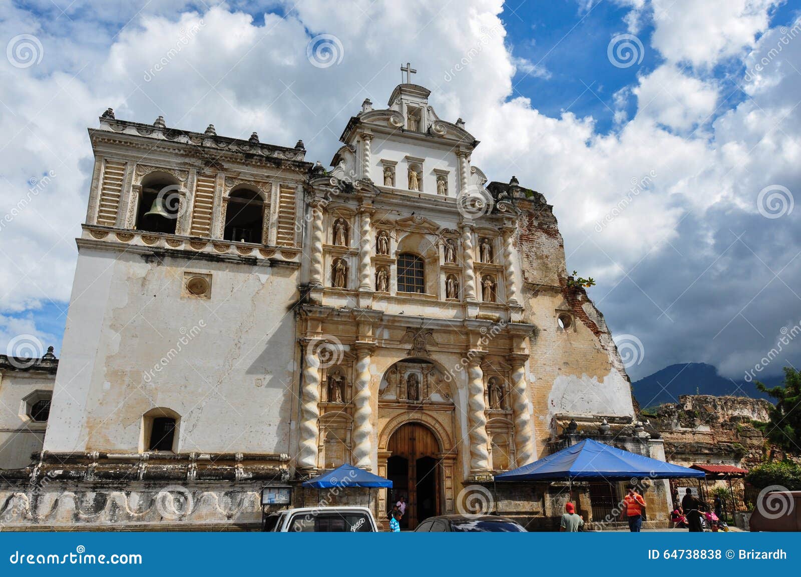 Old Colonial City of Antigua, Guatemala Editorial Stock Photo - Image ...