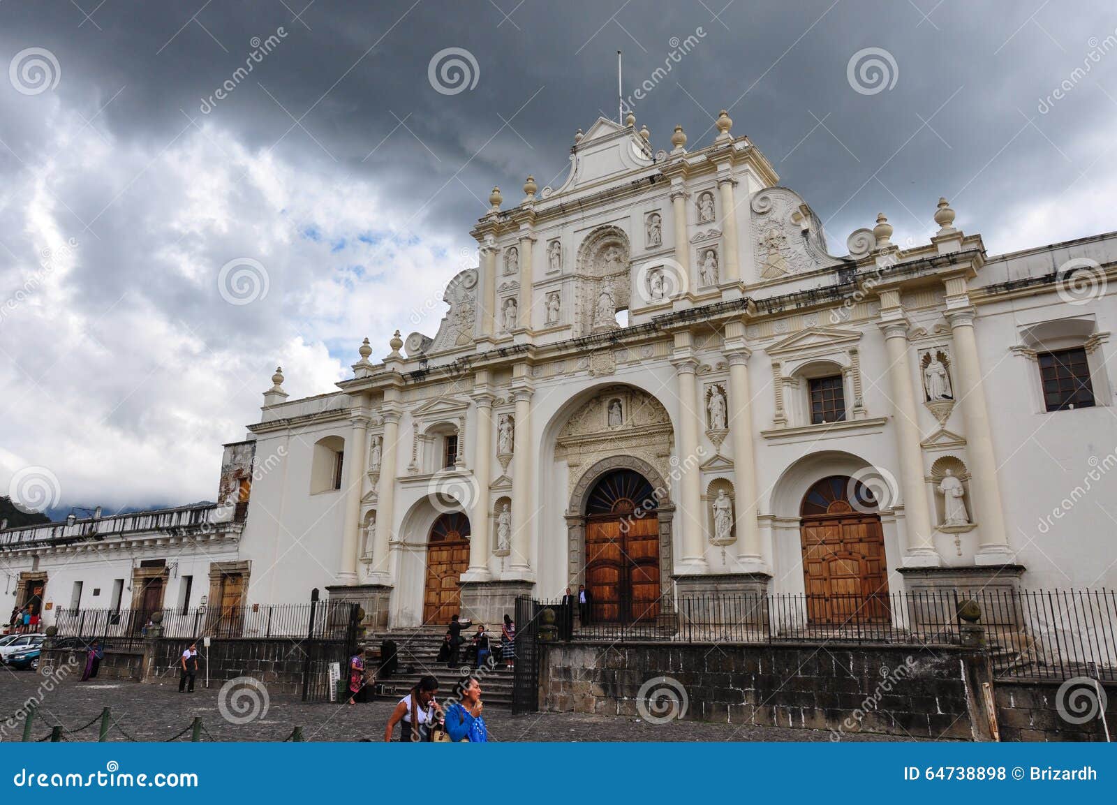 Old Colonial City of Antigua, Guatemala Editorial Stock Photo - Image ...