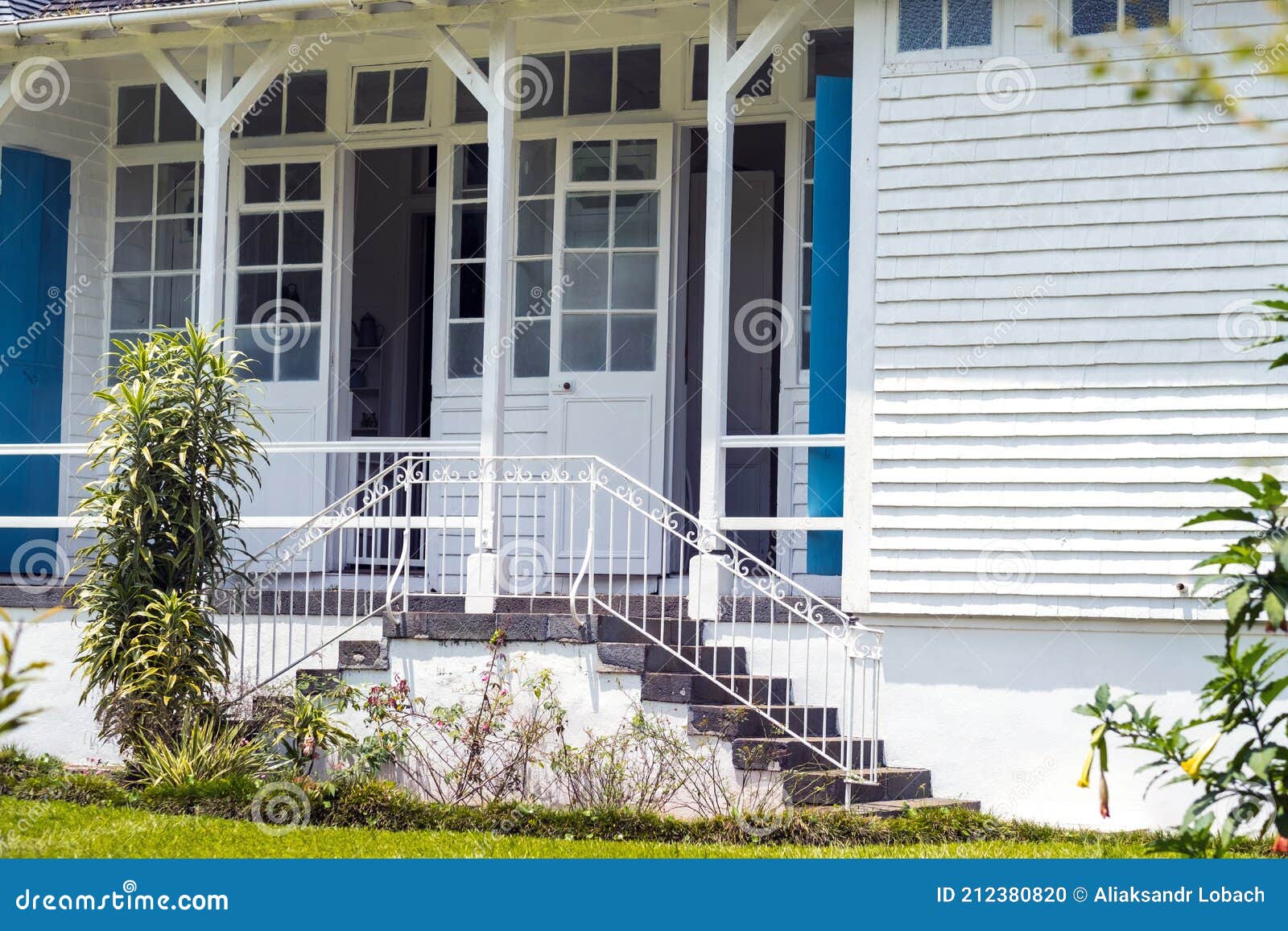 An Old Colonial-style House on the Island of Mauritius.Museum on the ...