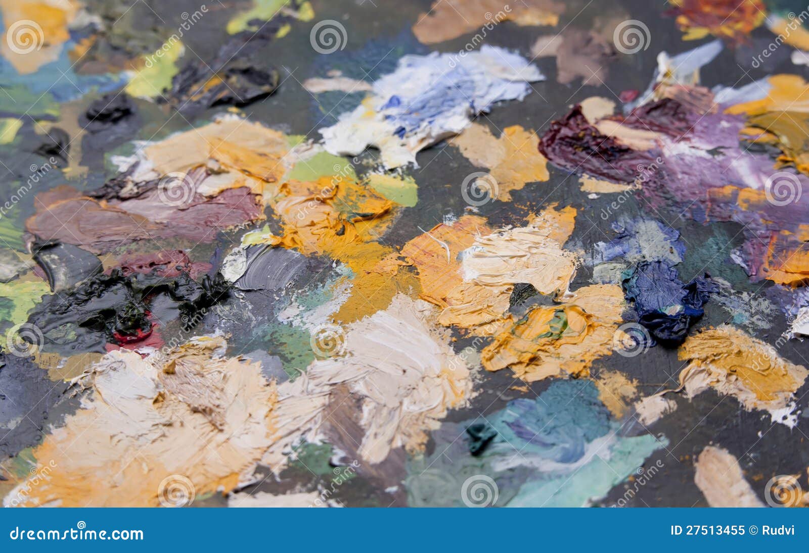 Old color palette stock image. Image of artist, background - 27513455